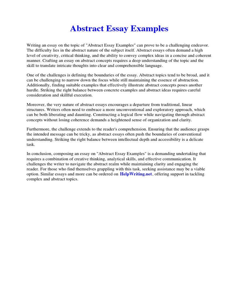 Abstract Essay Examples | PDF | Banks | Capital Adequacy Ratio