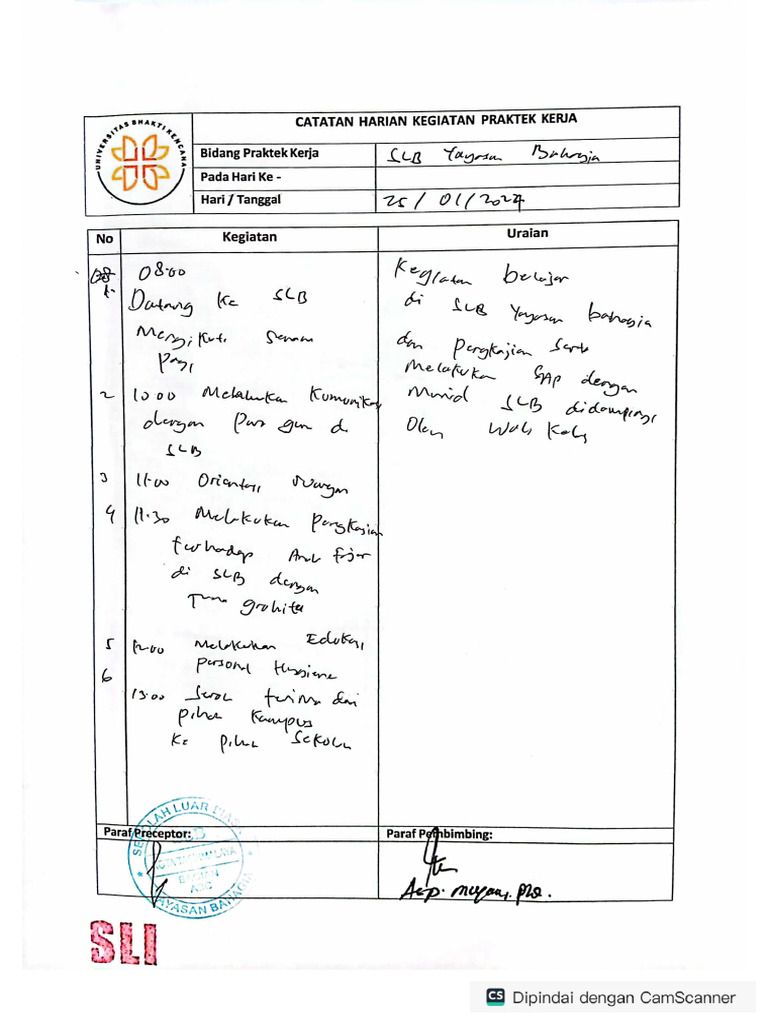 Logbook 1 Minggu 1 Pdf