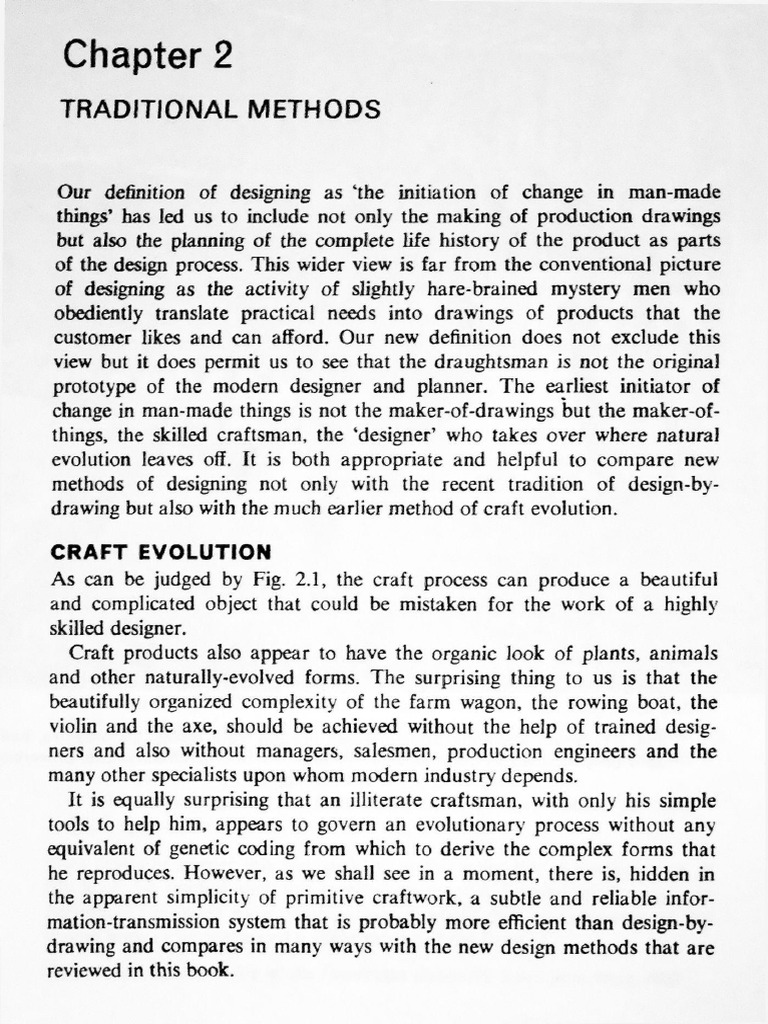Jones Ch2 Traditional Design Methods | PDF | Engineering Design Process | Design