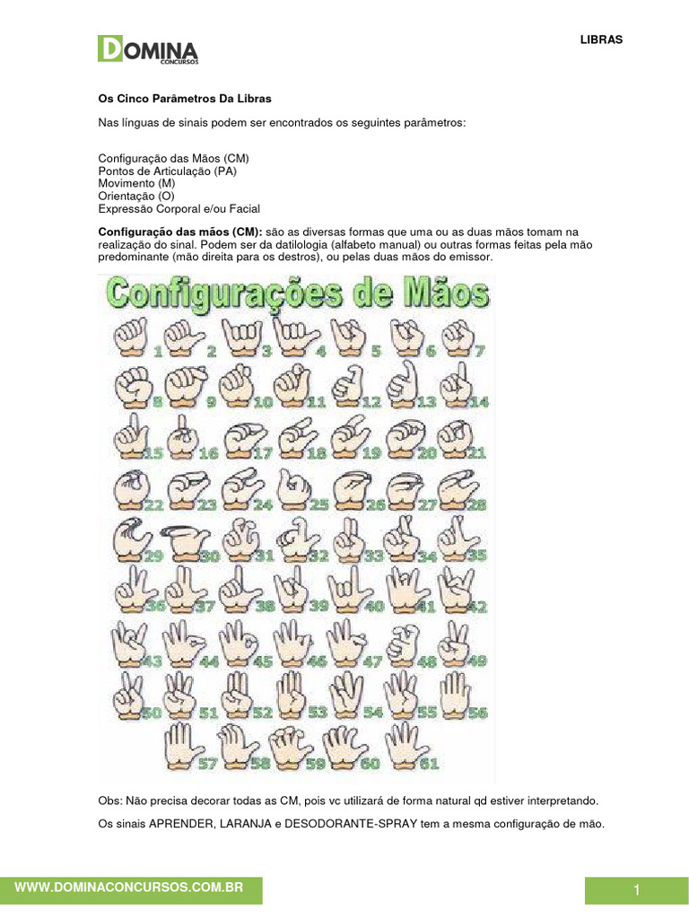 12 Libras | Download grátis PDF | Linguagem de sinais | Linguagem natural