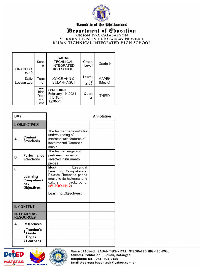 DLP Format | PDF | Learning | Cognition