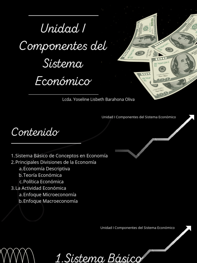 Unidad I Componentes Del Sistema Económico | PDF | Sistema económico ...