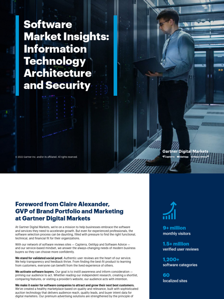 Software Market Guide It Architecture and Security | PDF | Security | Computer Security