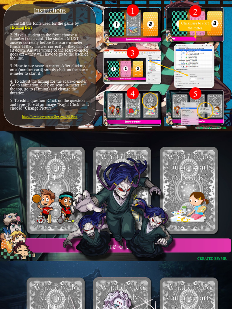 Demon Slayer Card Game Instructions | PDF