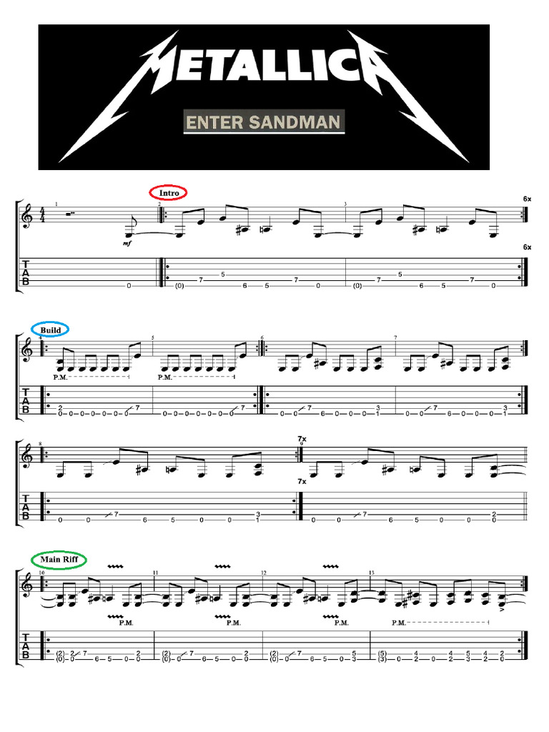 Enter Sandman 1 | PDF