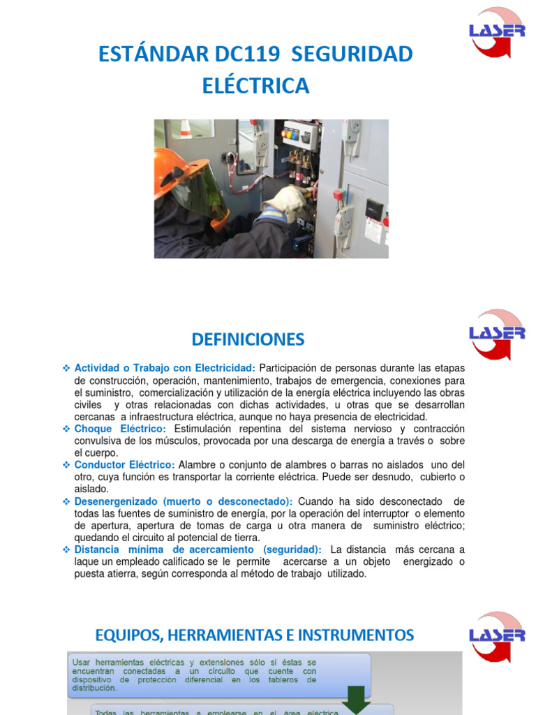 DC-119 Seguridad Electrica | PDF | Ingenieria Eléctrica | Electricidad