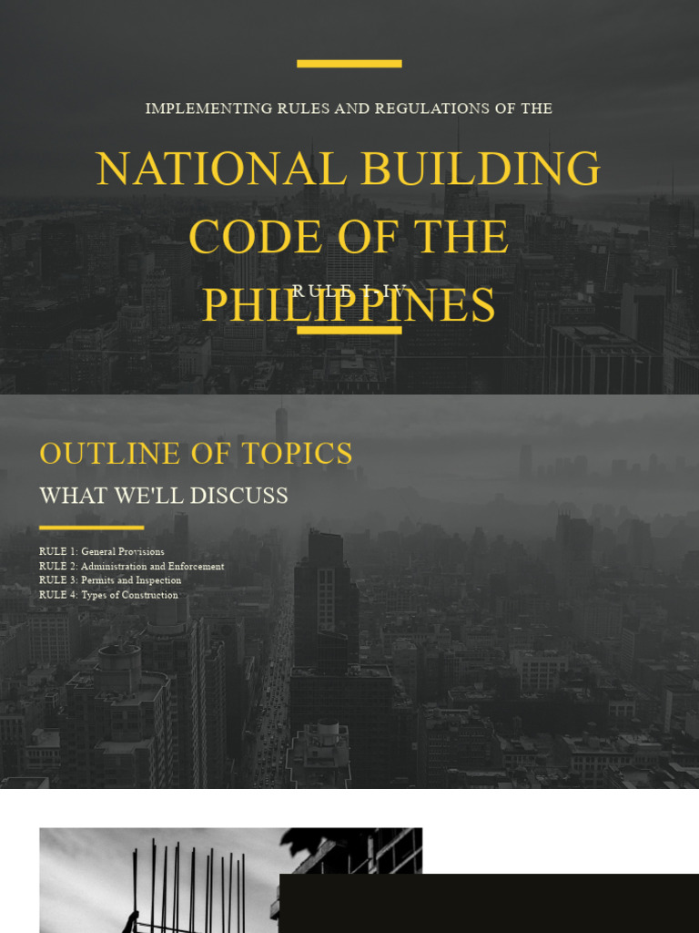 National Building Code IRR Overview | PDF | Specification (Technical ...
