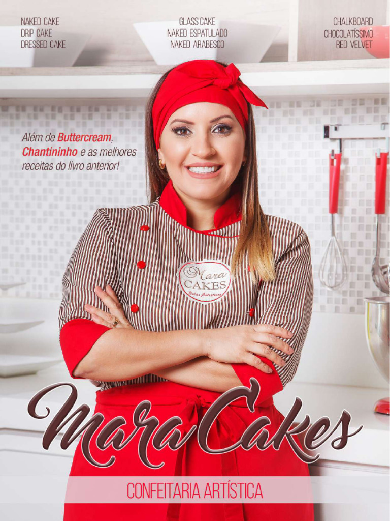 Livro 1 - Mara Cakes - Confeitaria Artística | PDF | Chocolate | Massa