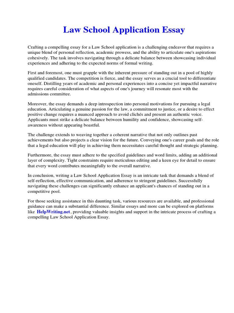 Law School Application Essay | Download Free PDF | Nuclear Fission ...