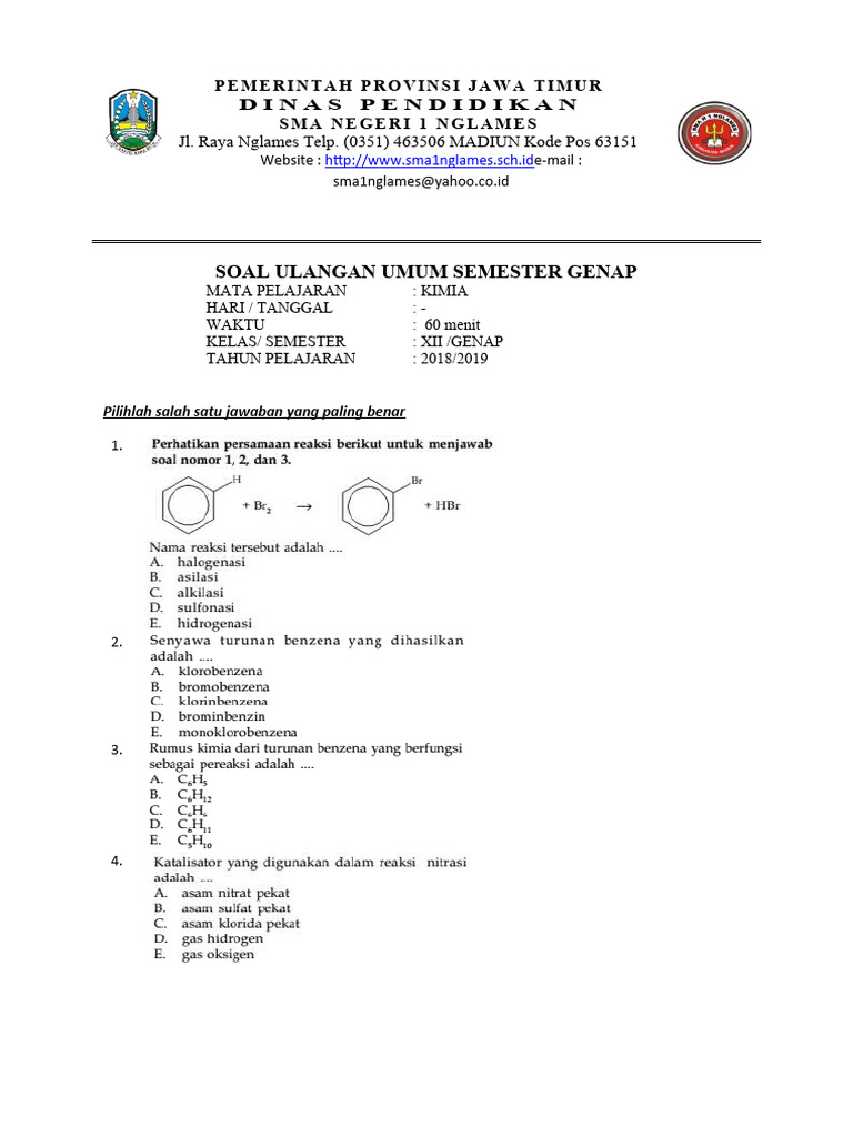 Soal Semester Genap KL 12 Paket B | PDF