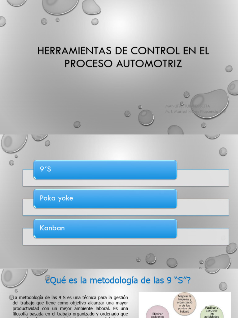 HERRAMIENTAS DE CONTROL EN EL PROCESO AUTOMOTRIZ 9s Kanban | PDF | Lean ...