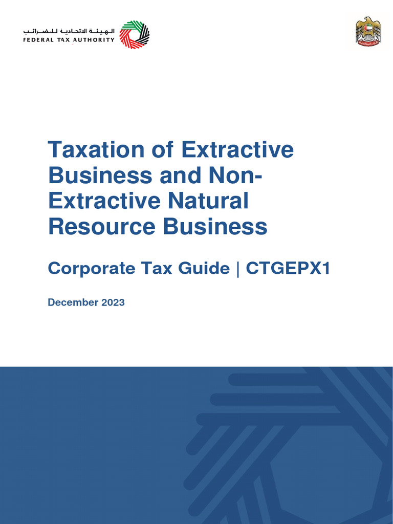 Extractive and Non-Extractive Natural Resource Business Guide - 12 12 ... Extractive and Non-Extractive Natural Resource Business Guide - 12 12 ...