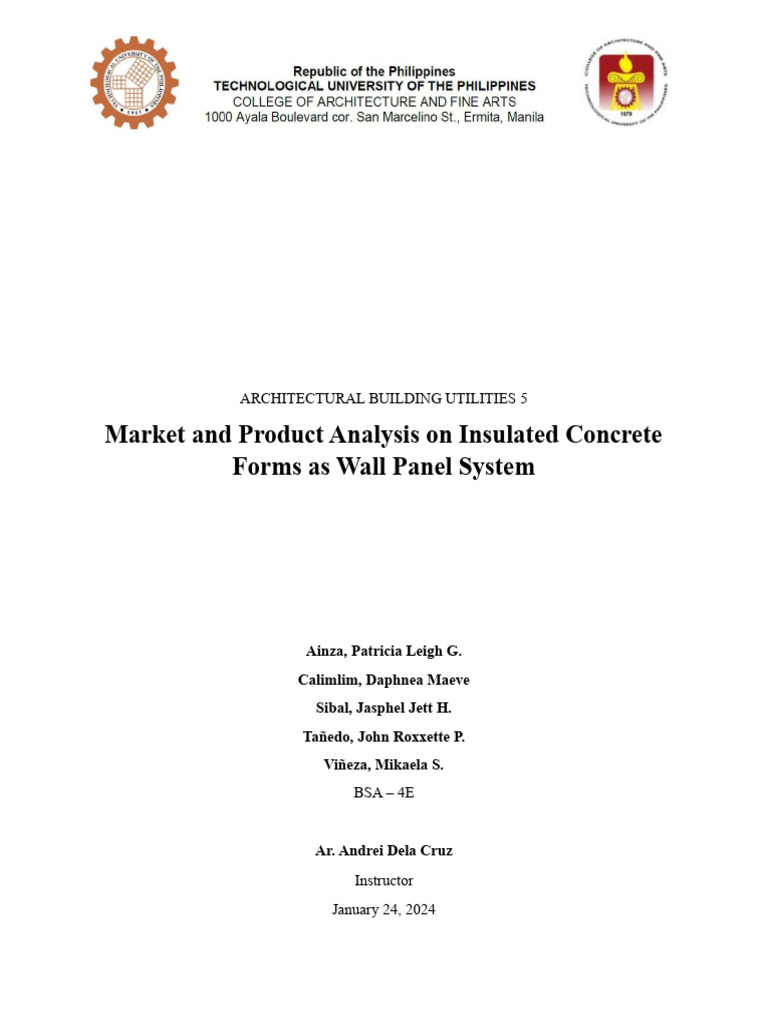 Market Study Final | PDF | Efficient Energy Use | Concrete
