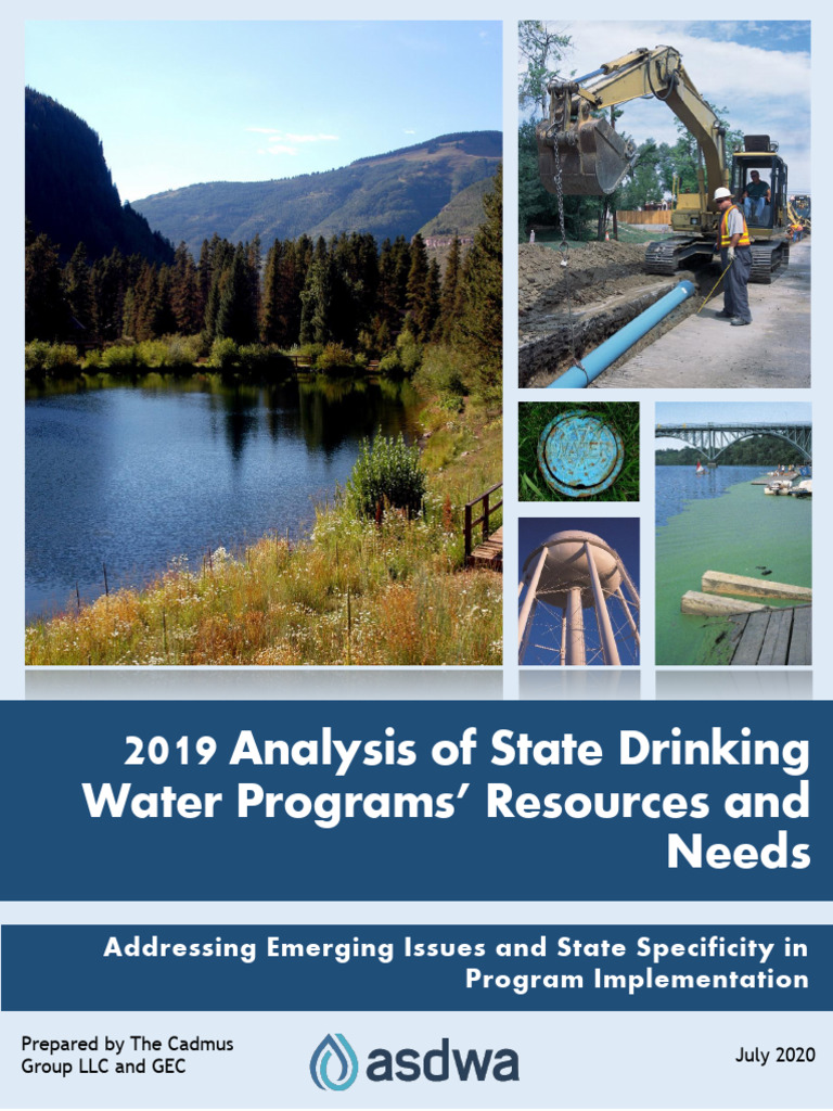 2019 Analysis of State Drinking Water Programs Resources and Needs ...