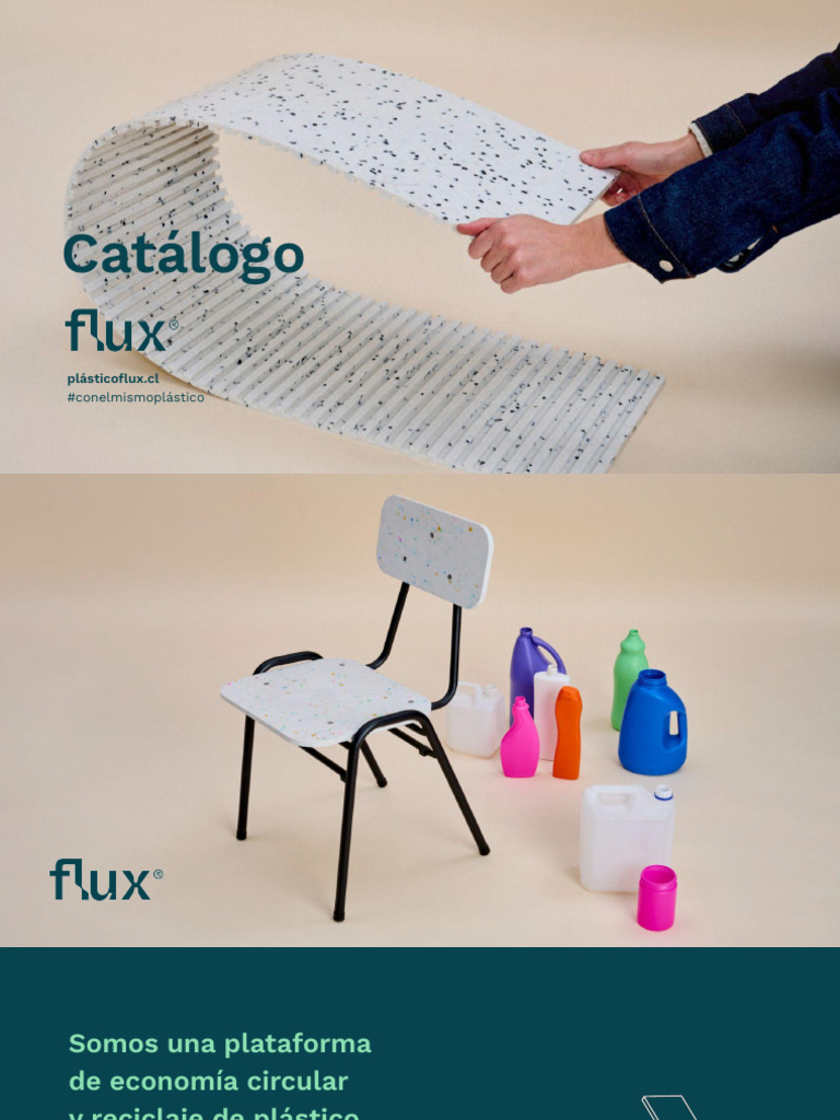 Catálogo Flux® - Material - Enero2024 | PDF | El plastico | Reciclaje