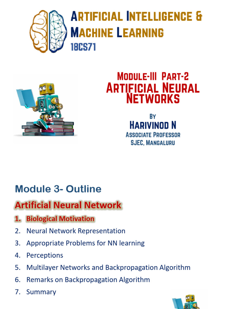 AIML-Module-3-part 2 | Download Free PDF | Artificial Neural Network | Applied Mathematics