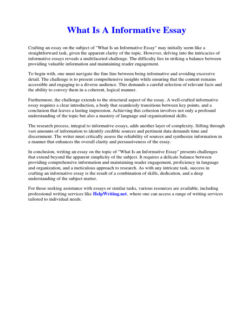 What Is A Informative Essay | PDF | Natural Selection | Stars