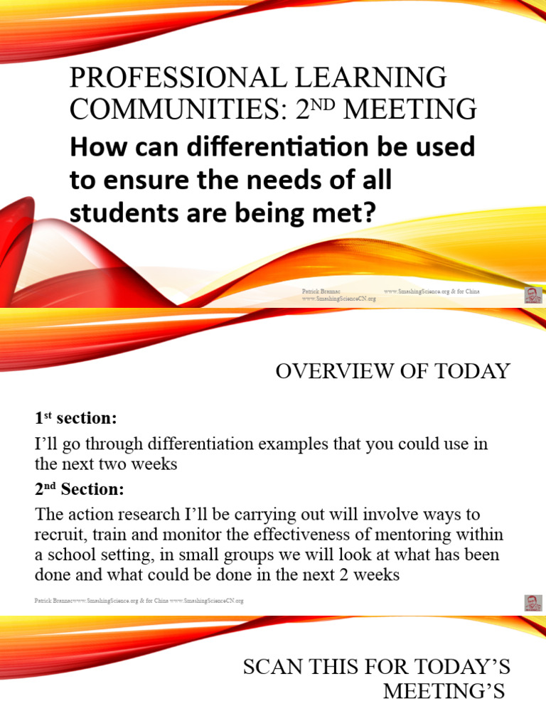 Ict Plc Ppt Professional Learning Communities 2020 10 Pdf
