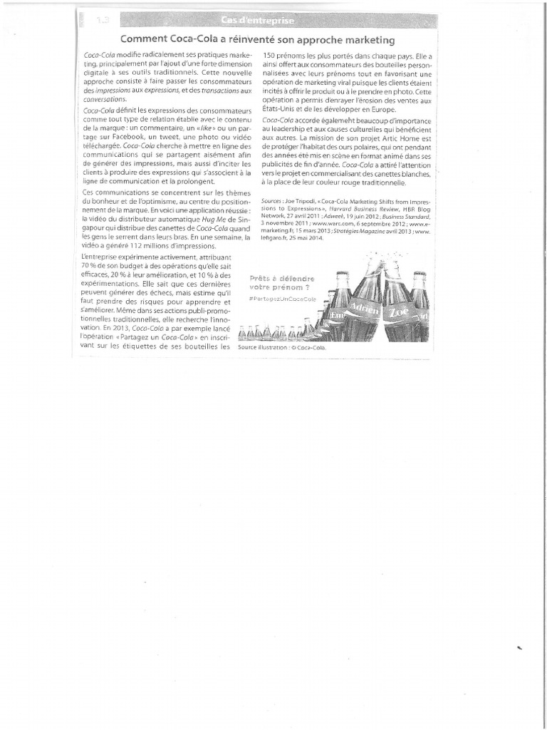 Etude de Cas 1 | PDF