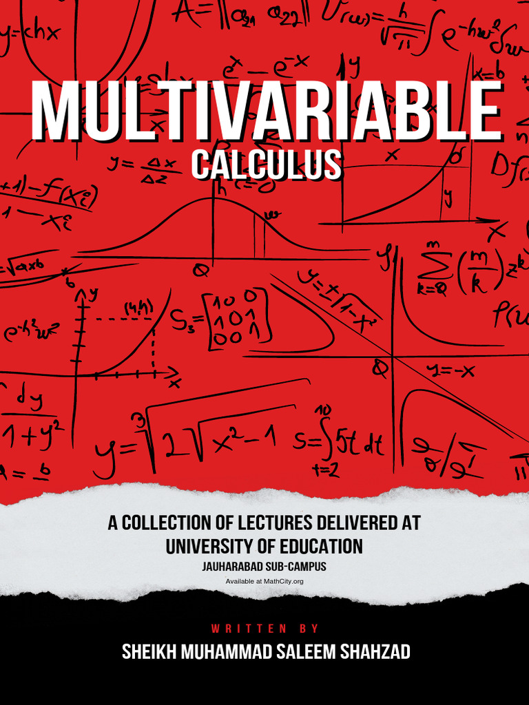 Multivariable Calculus Sheikh Muhammad Saleem Shahzad | PDF | Function (Mathematics) | Calculus
