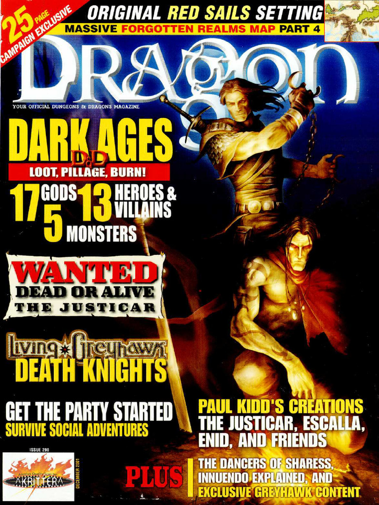Dragon Magazine #290 | PDF