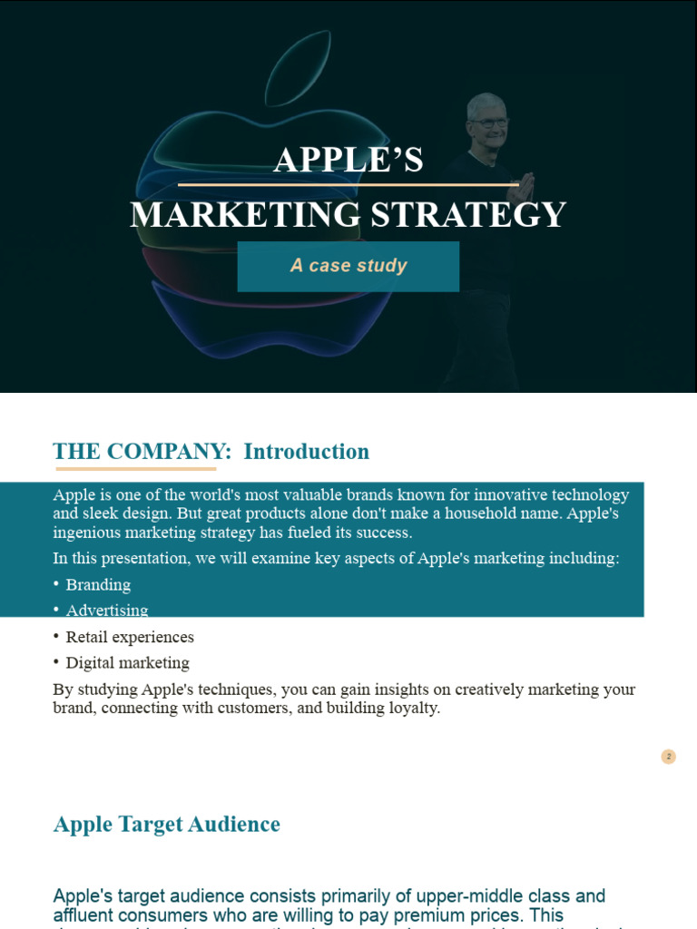 APPLE’S | PDF | Target Audience | Brand