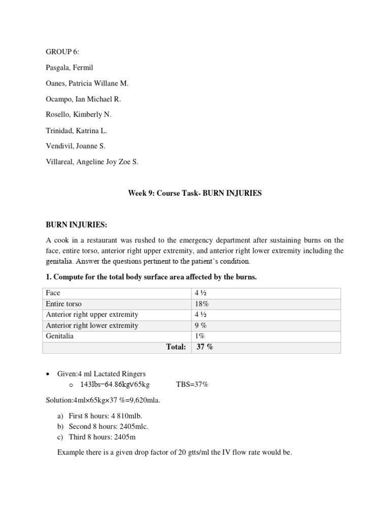 CU 9 BURNS Final | PDF | Burn | Physiology