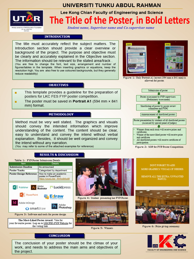 FYP Poster Competition Guide | PDF | Art