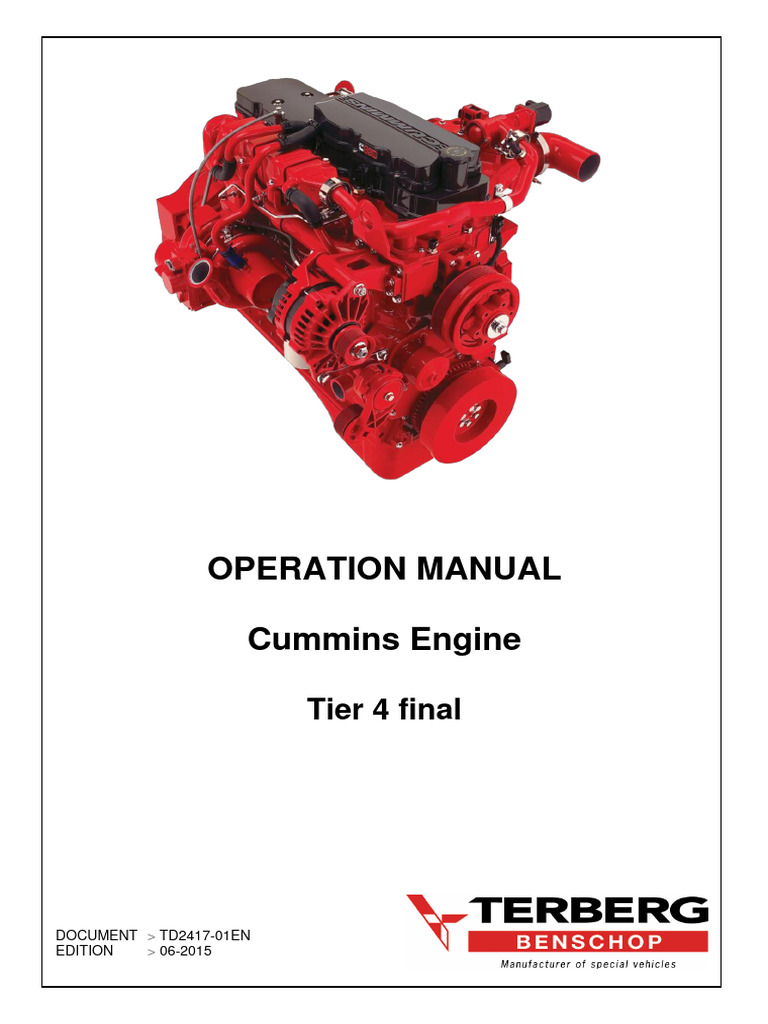 TD2417-01EN Cummins T4f Engine | PDF | Exhaust Gas | Combustion
