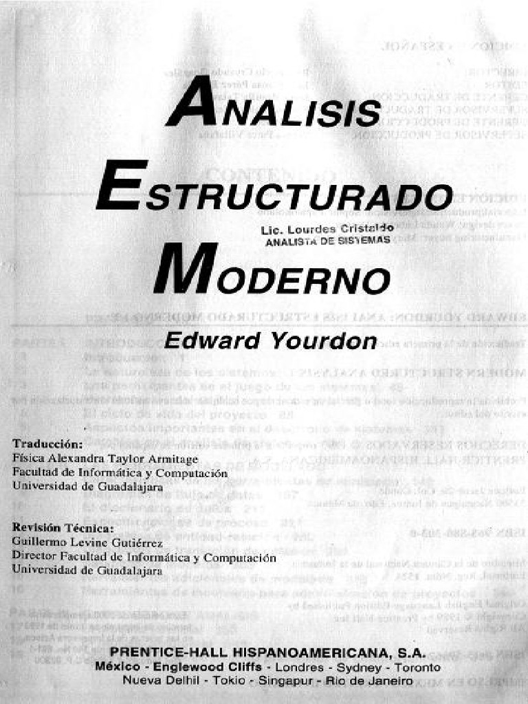 Analisis Estructurado Moderno | PDF