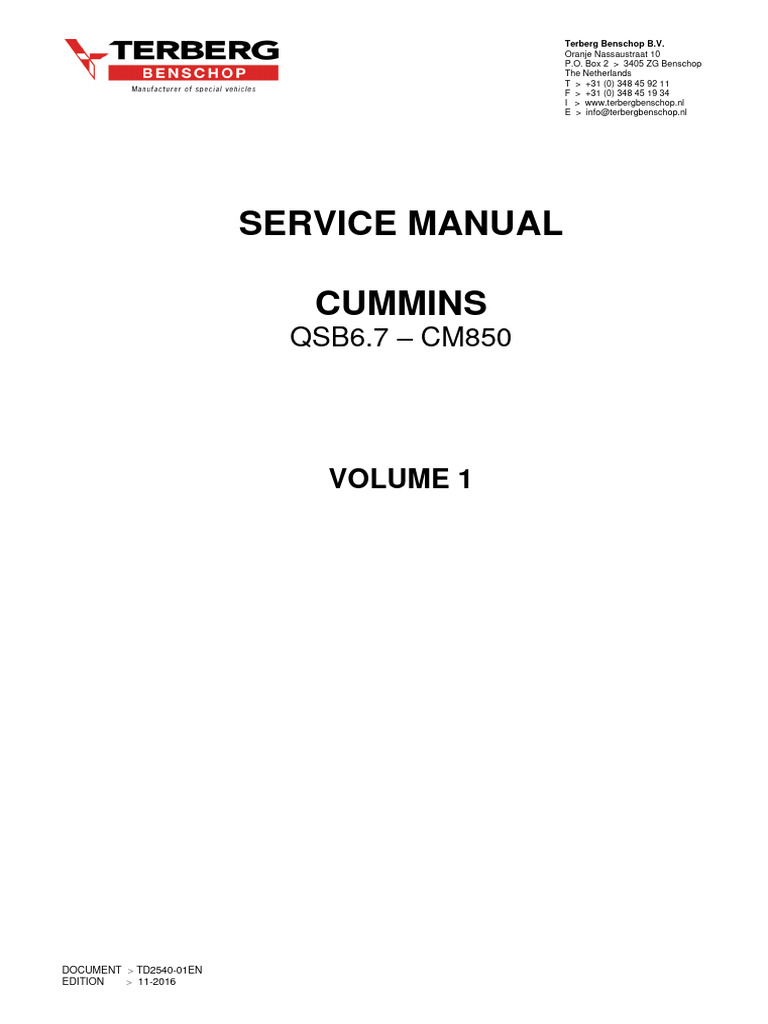 Cummins QSB6.7 CM850 Service Manual | PDF