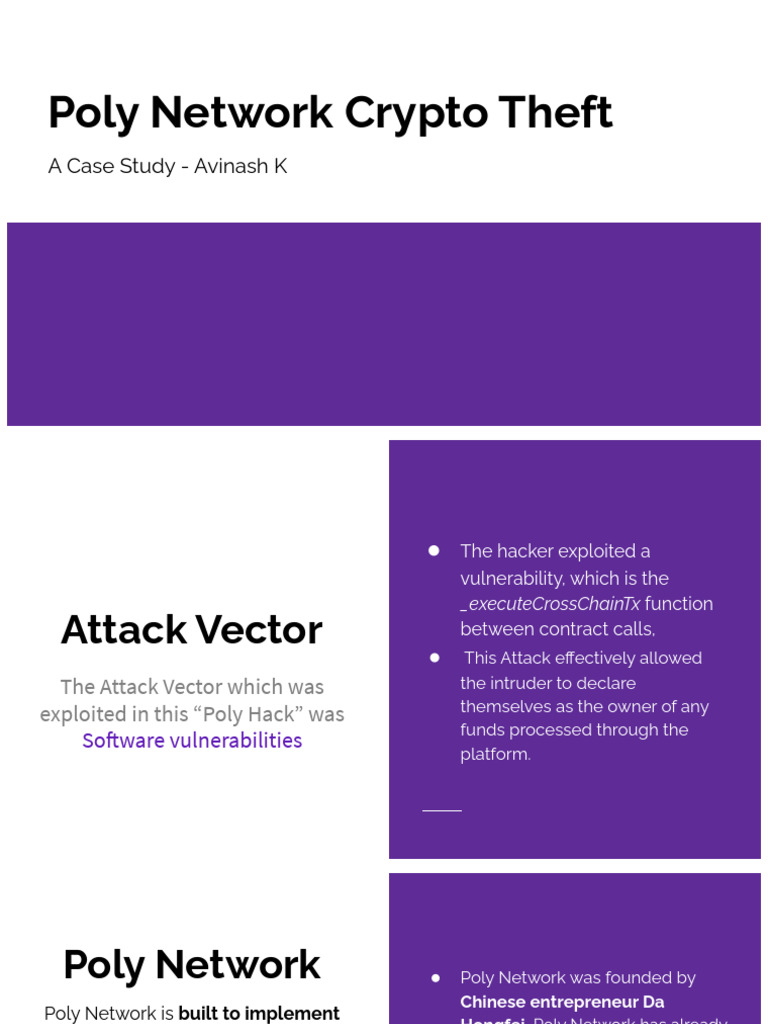 Poly Network Crypto Theft | PDF | Cryptocurrency | Crime Prevention