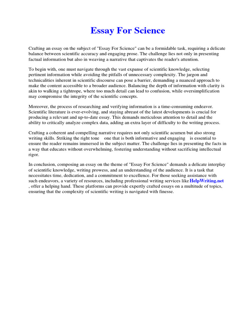 Essay For Science | PDF | Wireless Ad Hoc Network | Computer Network