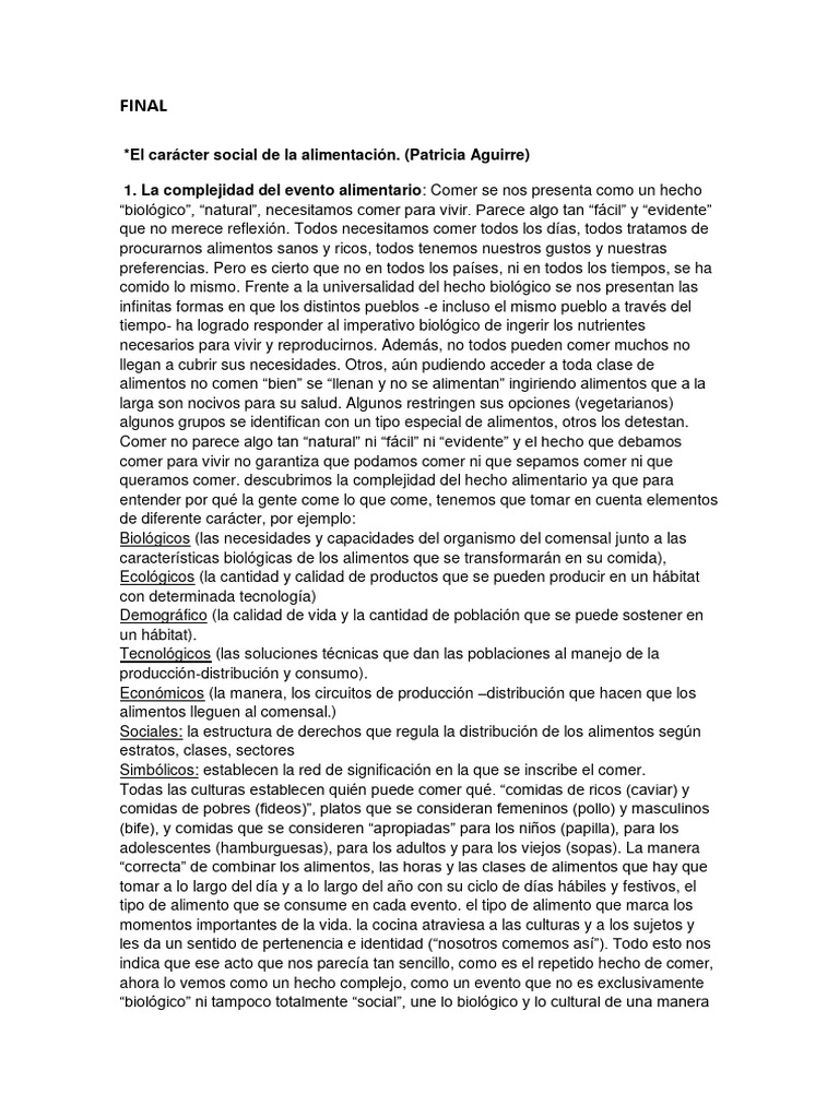 Mi Resumen | PDF | Alimentos | Dieta y nutrición