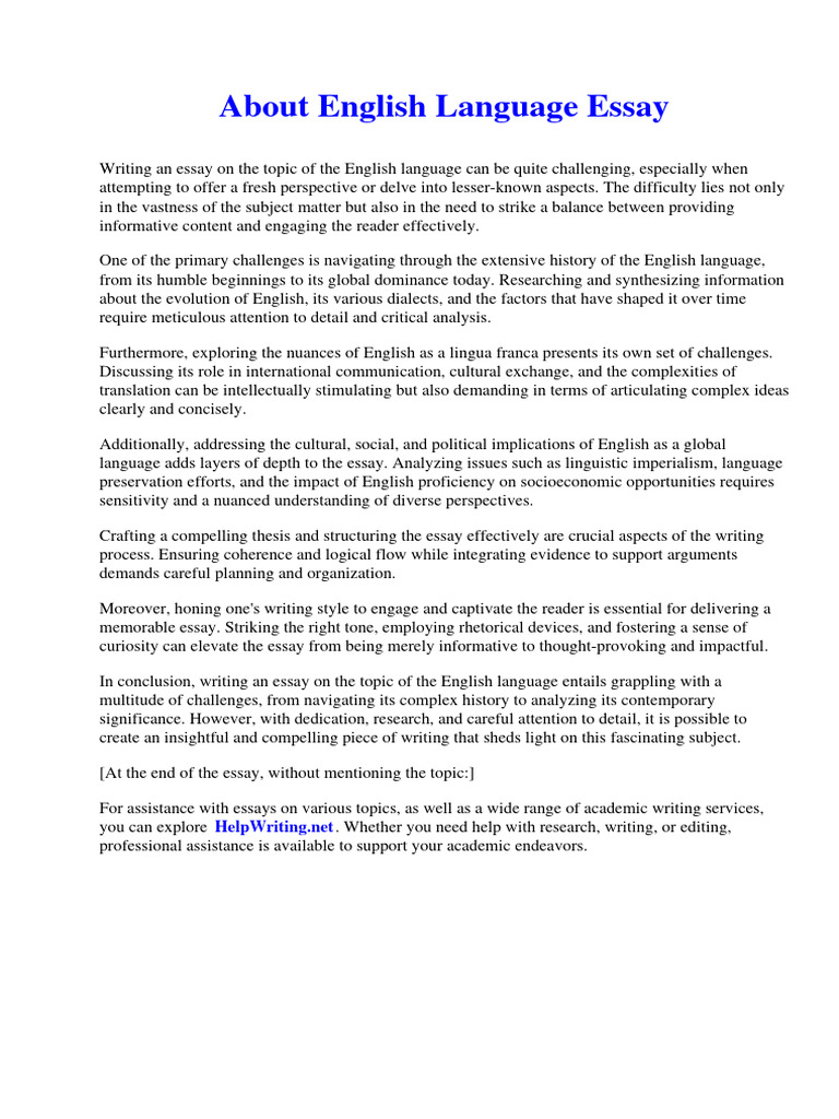 About English Language Essay | PDF | Cancer | P53