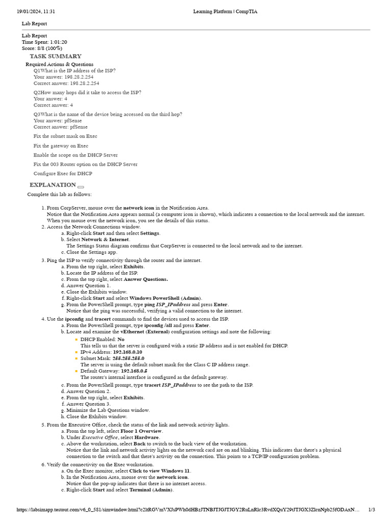Explore Ip Configuration Pdf Ip Address Computer Network