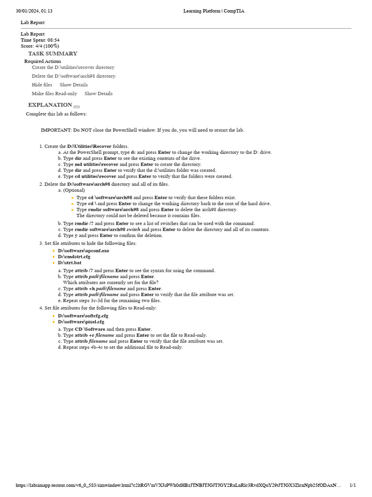 Manage Files and Folders | PDF | Computer File | Information Technology