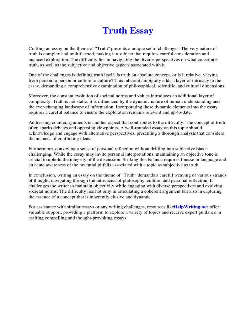 Truth Essay | PDF | Kurds | Kurdistan Workers' Party