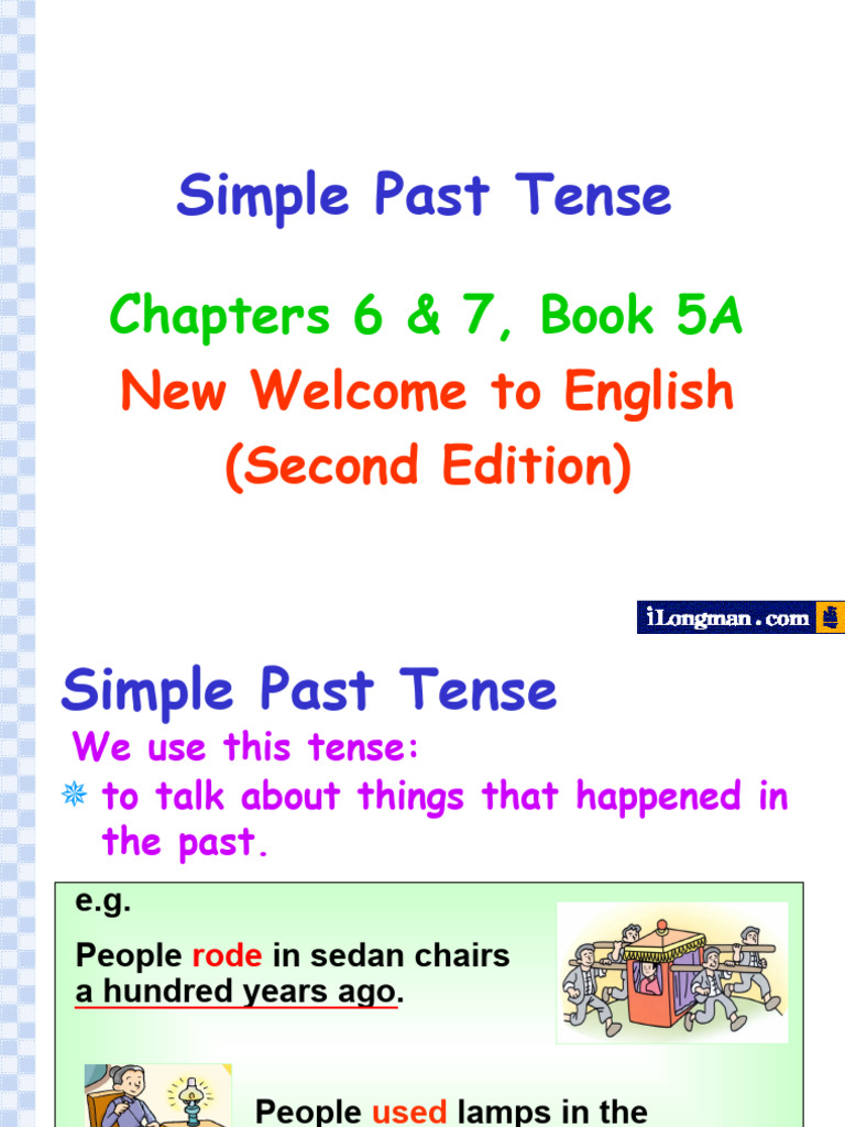 Simple Past Tense | PDF | Grammatical Tense | Verb