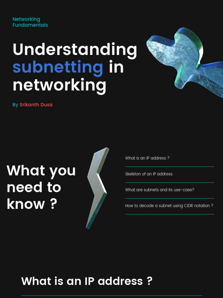 Subnet | PDF | Ip Address | Computer Networking