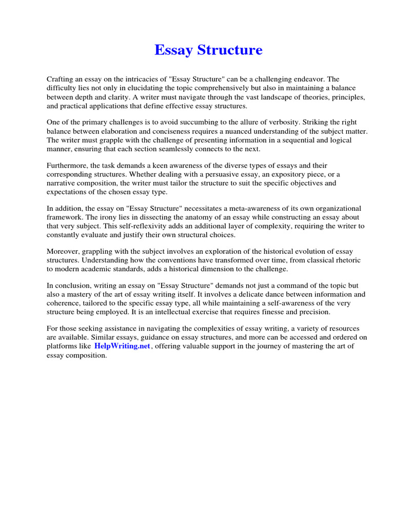 Essay Structure | PDF | Computer Network | Local Area Network