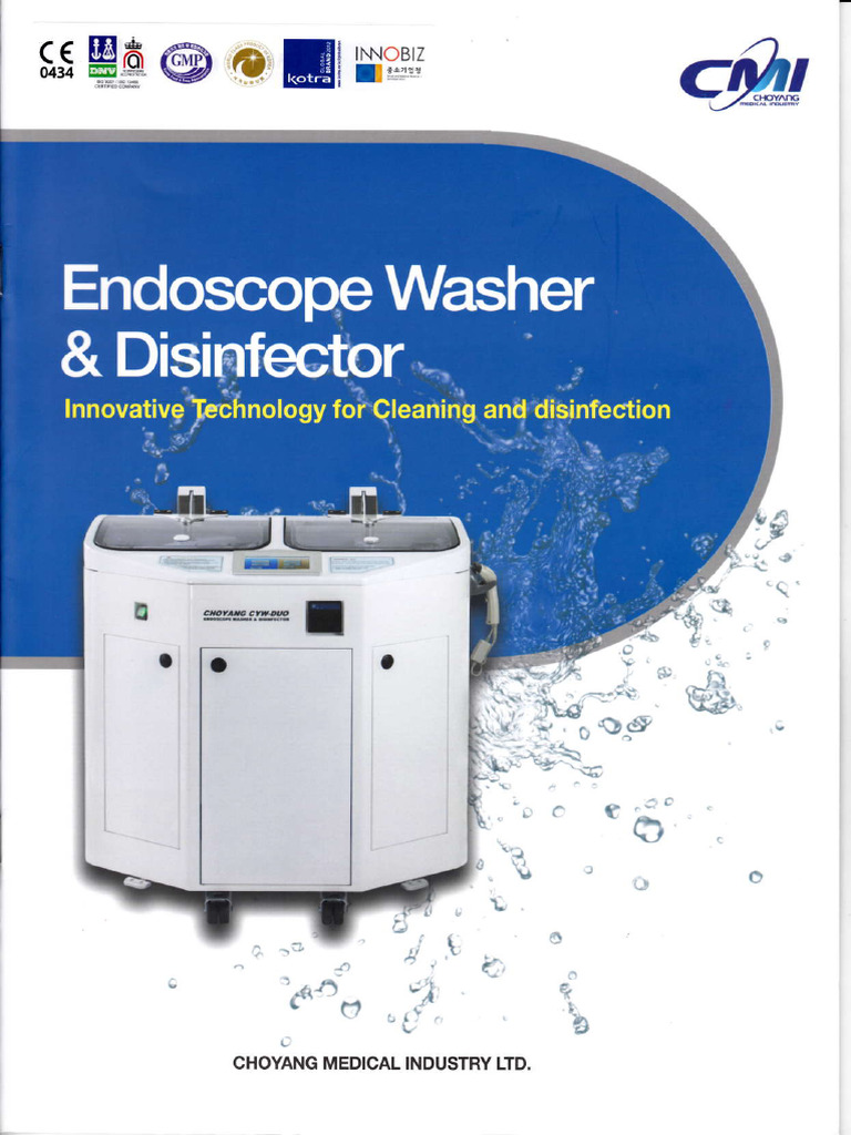 Choyang CYW-DUO Endoscope Washer | PDF