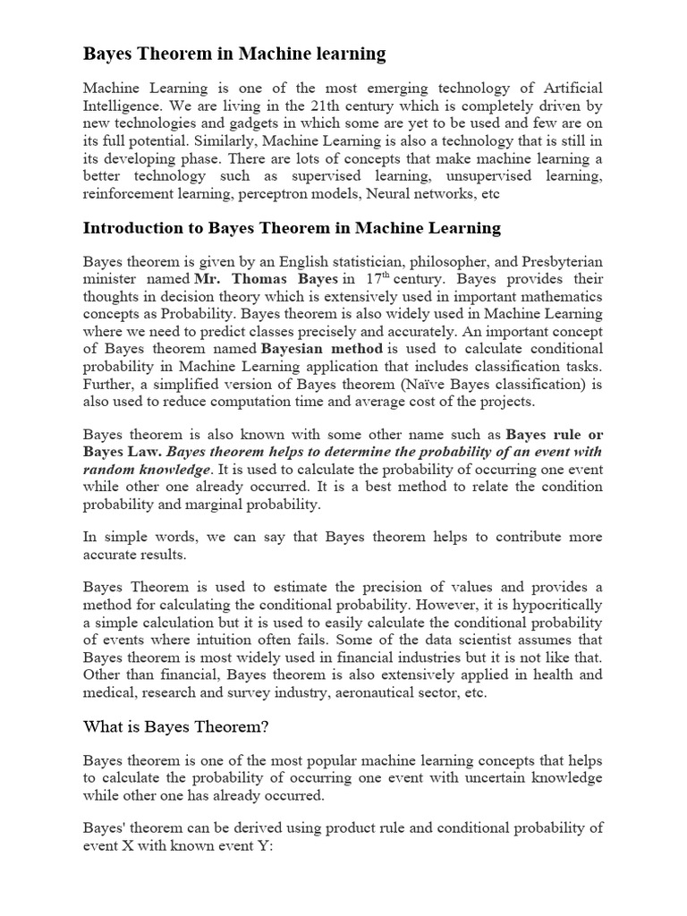 ML Unit III | PDF | Bayesian Network | Machine Learning