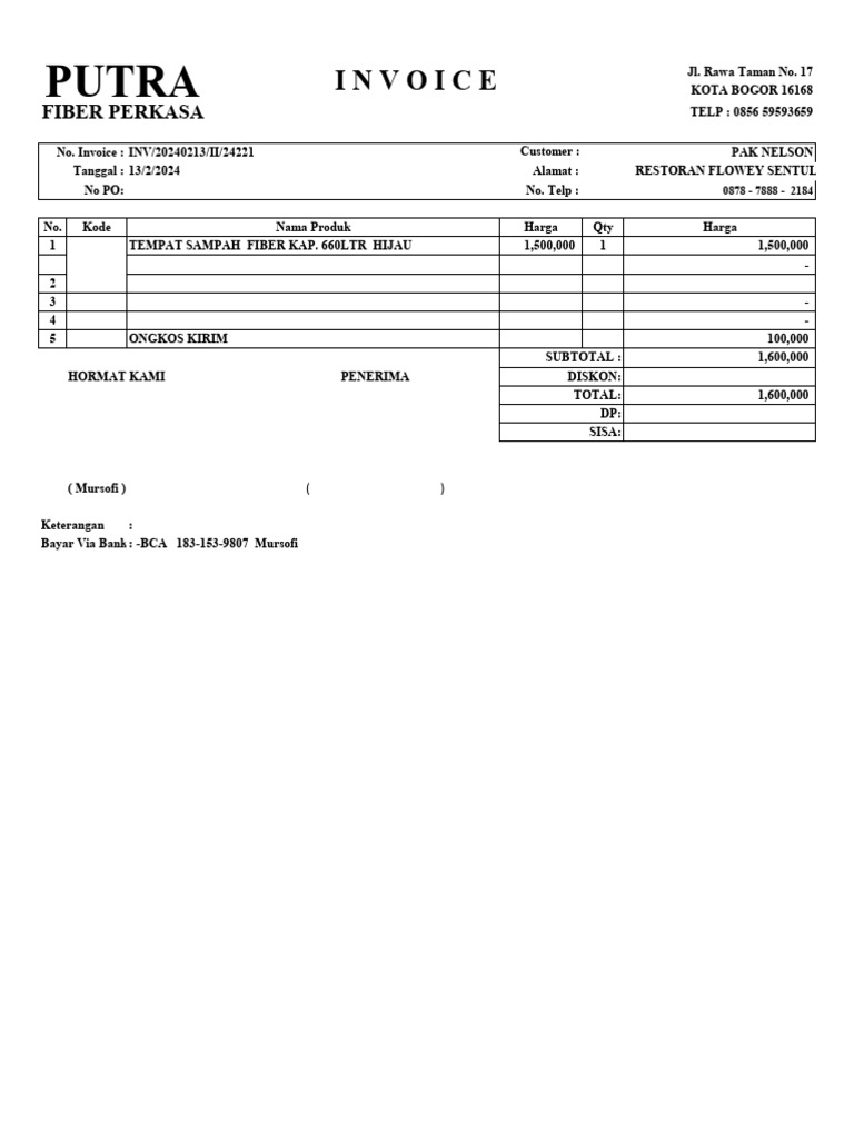 Restoran Flowey Sentul Bogor | PDF