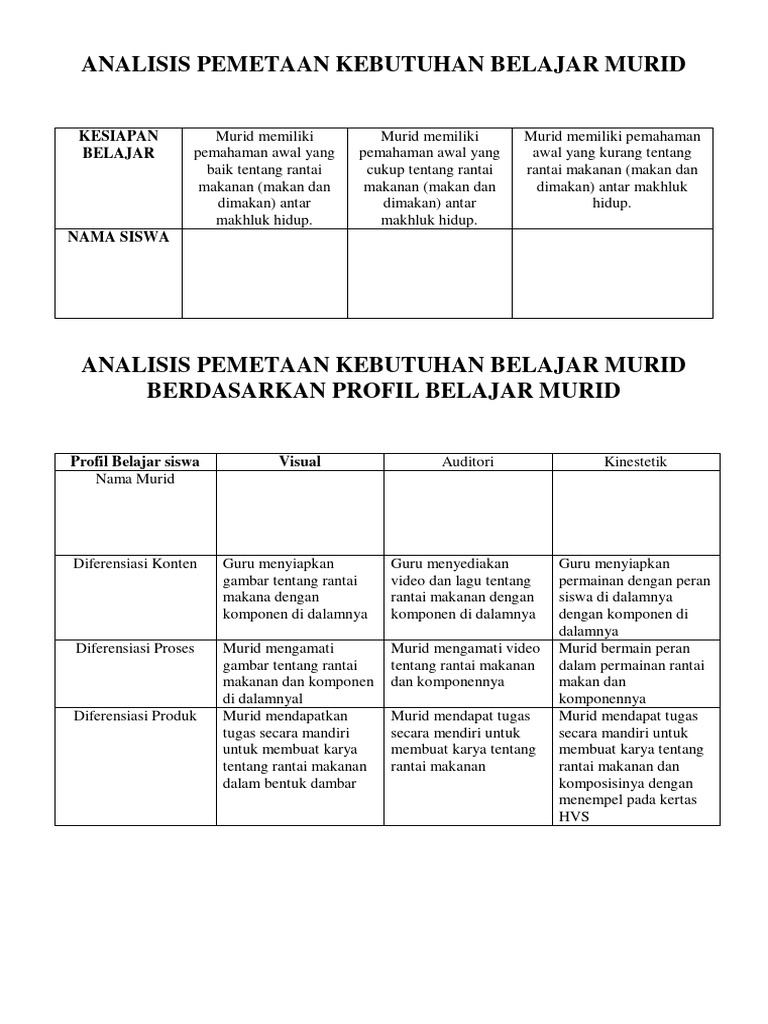RPP KK Maya Berdiferensiasi | PDF | Karier & Perkembangan