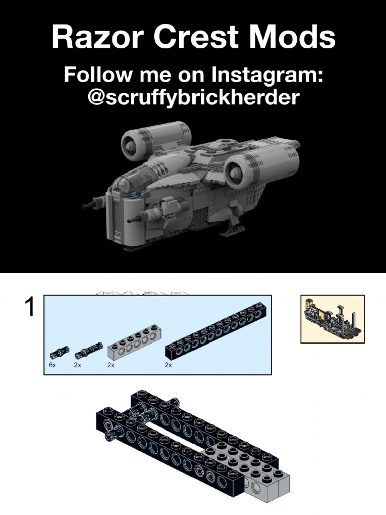 Razor Crest Mods Instructions | PDF