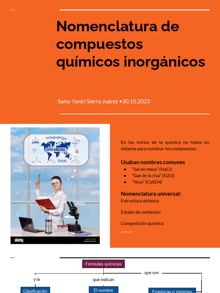 Nomenclatura y Reacciones Químicas | PDF | Redox | Compuestos químicos