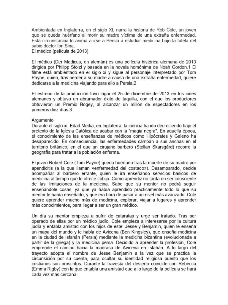 El Medico | PDF | Medicina