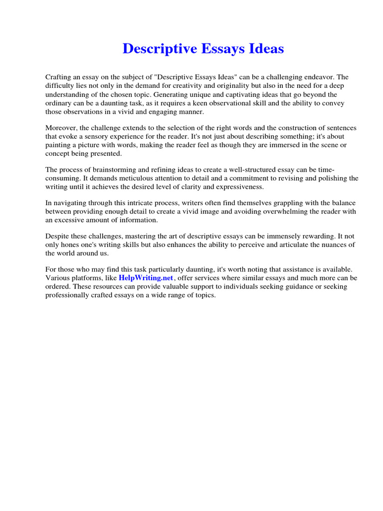 Descriptive Essays Ideas | PDF | Heart | Coronary Artery Disease