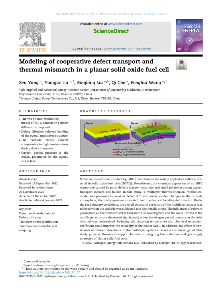 Modeling of Cooperative Defect Transport and Therm - 2023 - International Journa | PDF | Solid ...